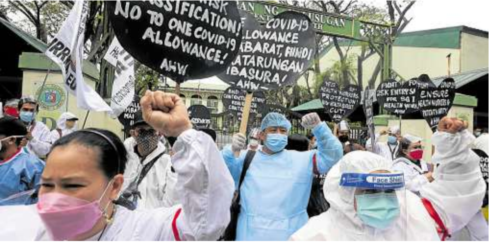 Philippines health workers’ benefits still unpaid - Asia News ...