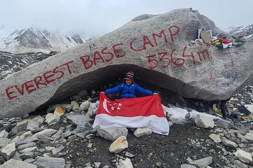 ‘It was easy’: Youngest Singaporean to trek to Everest Base Camp - Asia News NetworkAsia News ...