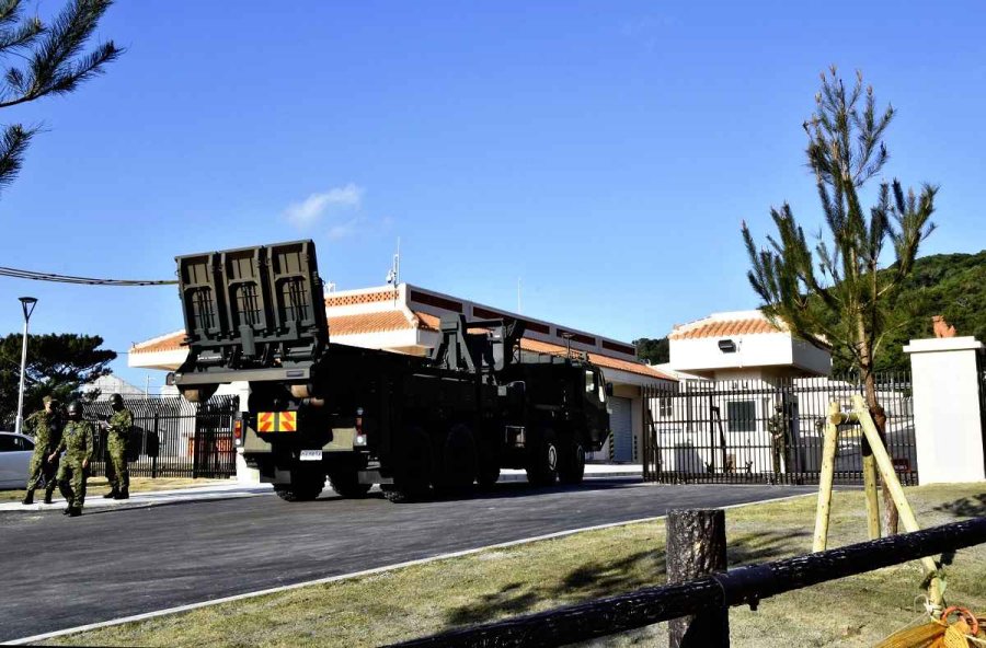 Japan GSDF vehicles arrive at new Okinawa camp - Asia News NetworkAsia ...