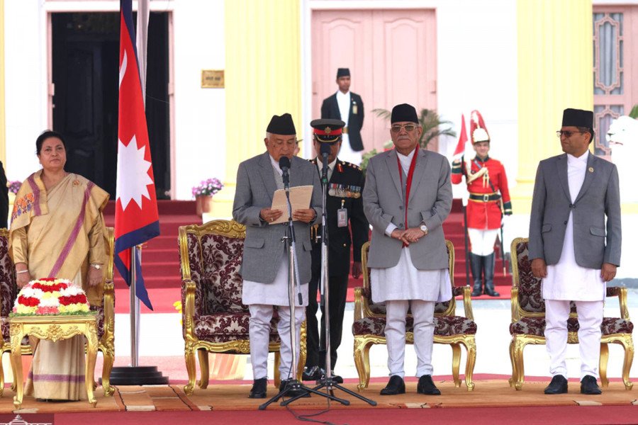Ram Chandra Paudel sworn in as President - Asia News NetworkAsia News ...