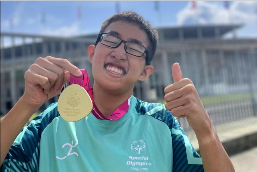 Runner Irving Tan wins Singapore’s first gold at Special Olympics World ...