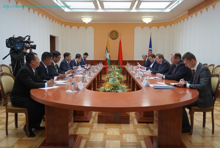 Myanmar, Belarus, discuss cooperations including economy and defence ...