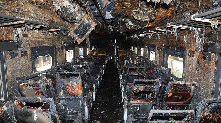 Running train set on fire in Bangladesh city; 4 killed - Asia News ...