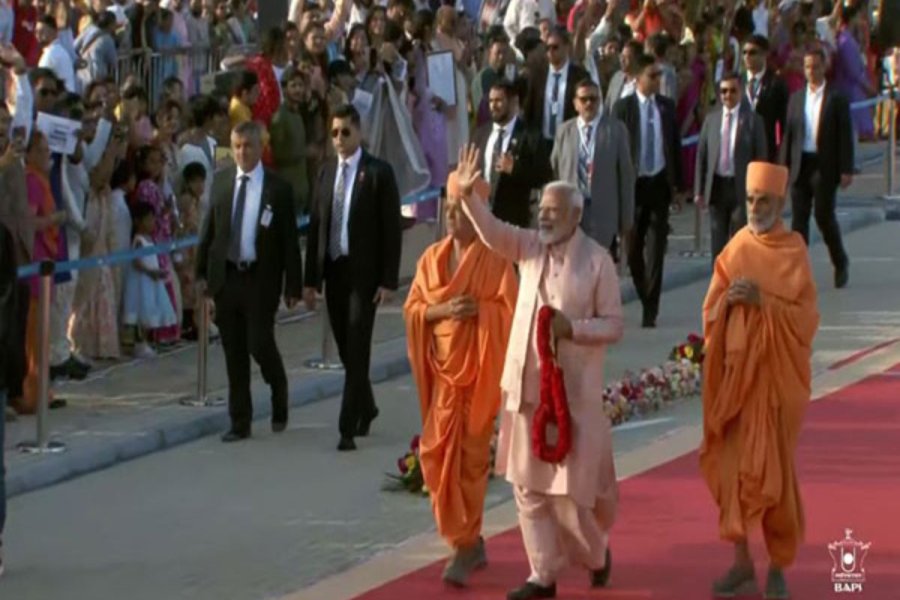 PM Modi inaugurates first Hindu temple in Abu Dhabi - Asia News ...