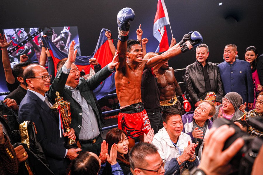 Cambodian boxer Lvay claims World Super-4 title, dream comes true ...