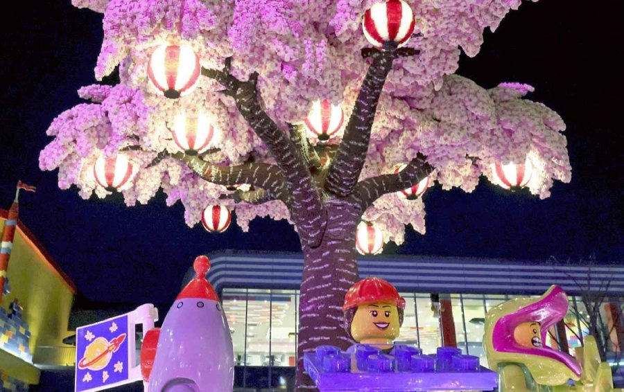 Cherry blossom tree made of 880,000 Lego bricks blooms in Nagoya - Asia ...