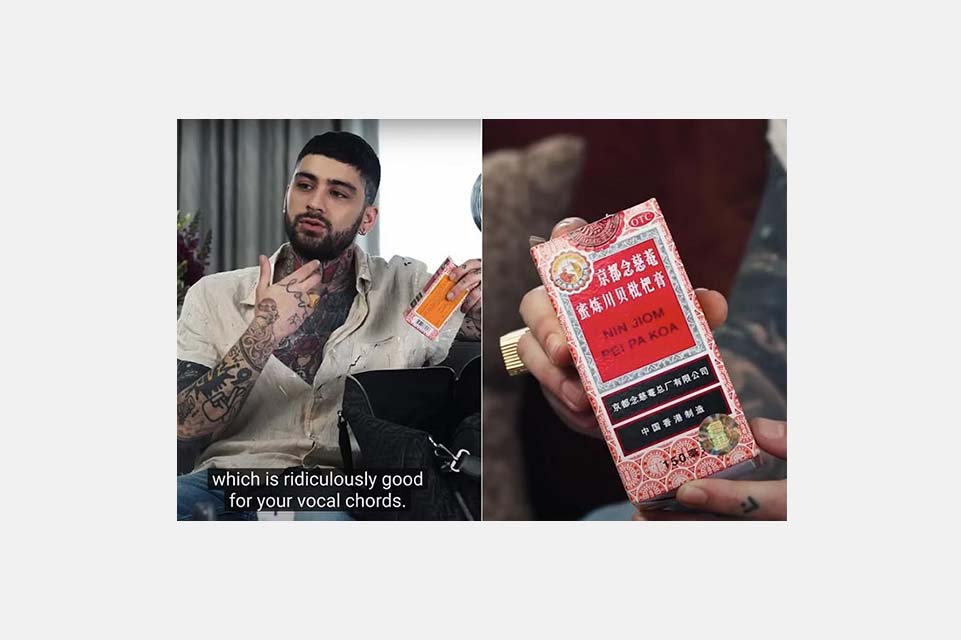 British singer Zayn Malik carries ‘special elixir’ Pei Pa Koa ...