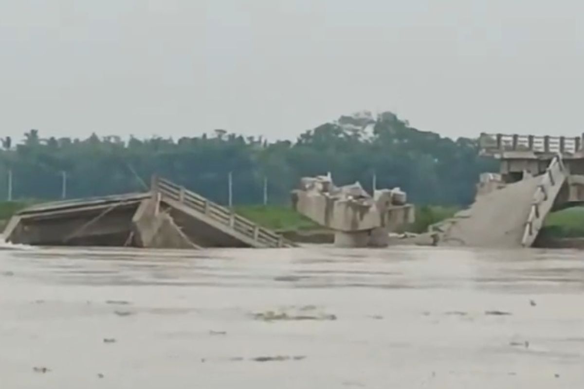 River bridge collapses in Bihar before inauguration, Transport and ...