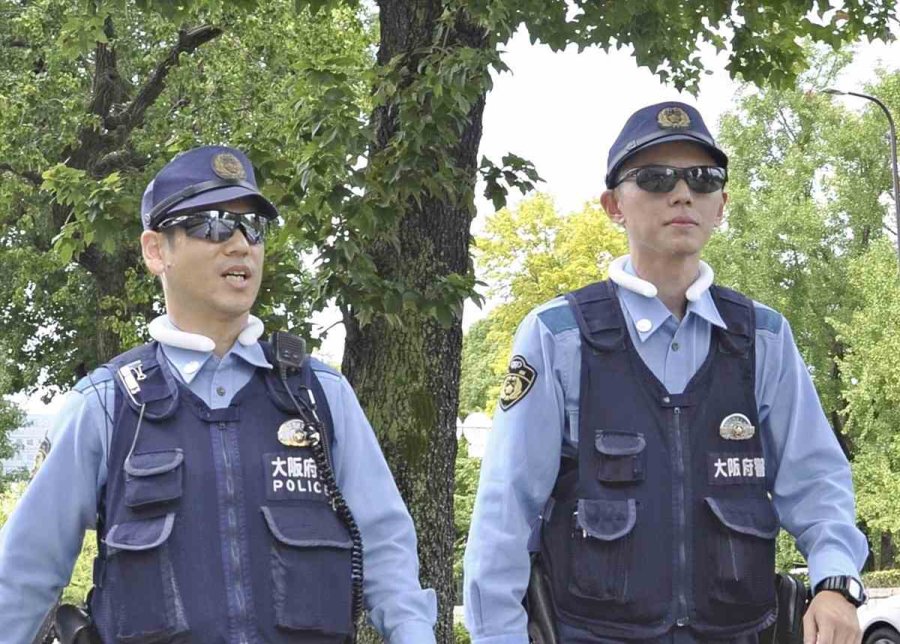 Osaka police encouraged to use heat protection products after heat ...
