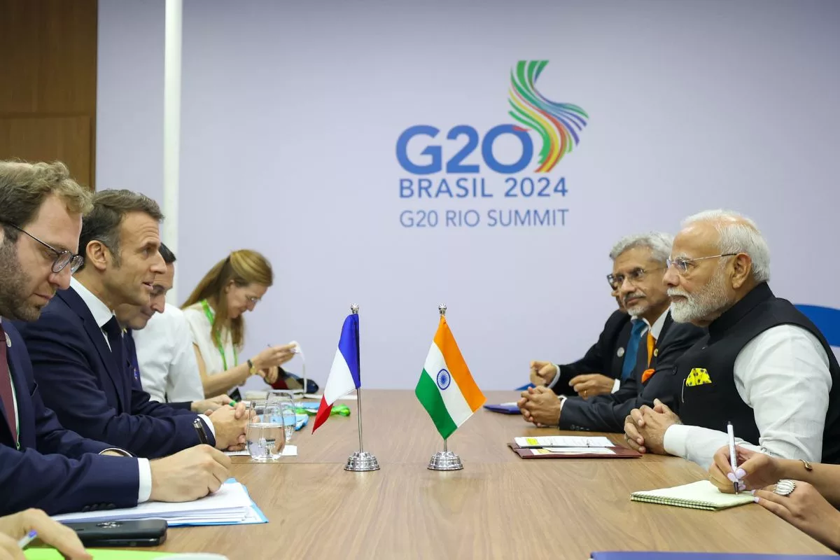 Indian PM Modi interacts with world leaders on G20 Summit sidelines ...