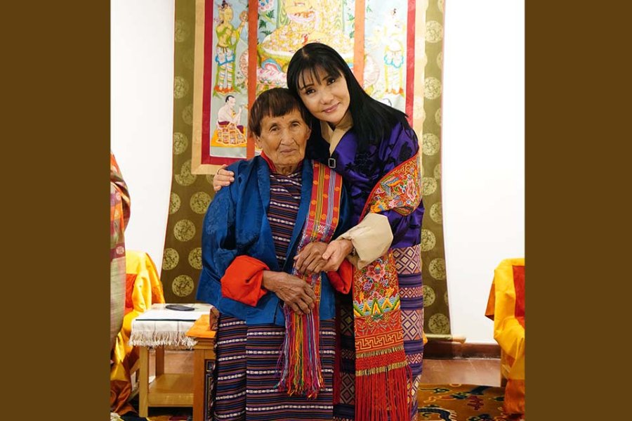 90-year-old Bhutanese master weaver honoured as living legend - Asia ...