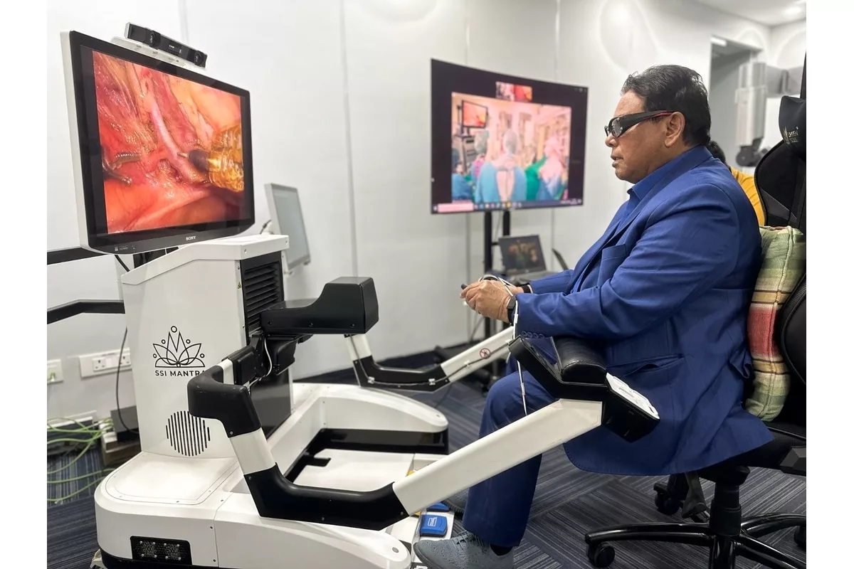 Successful robotic cardiac telesurgery performed in India over a ...