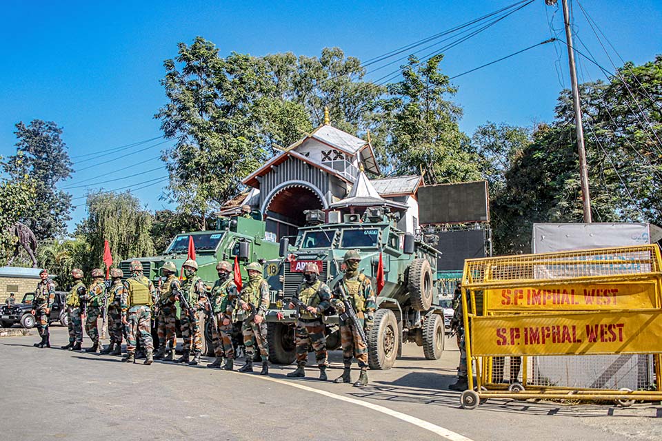 Security forces seize arms and explosives in India's Manipur amid ...