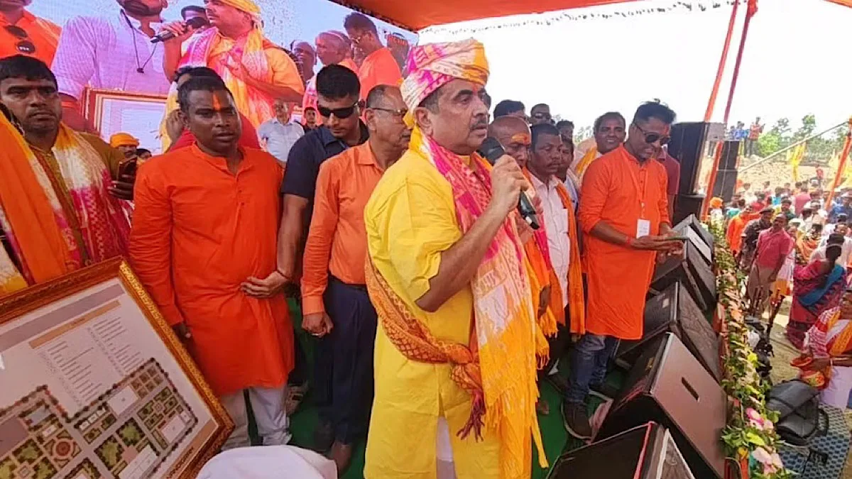 Bengal opposition leader participates in Ram Mandir stone laying ...