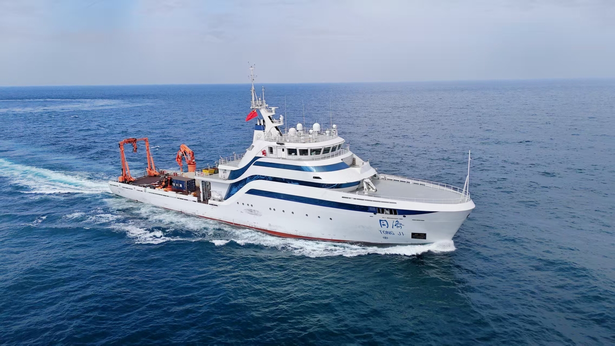 China's first ocean-level smart scientific research vessel delivered in ...