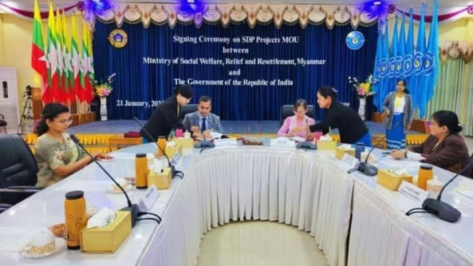 Myanmar, India sign MoU on cooperation for three development projects ...